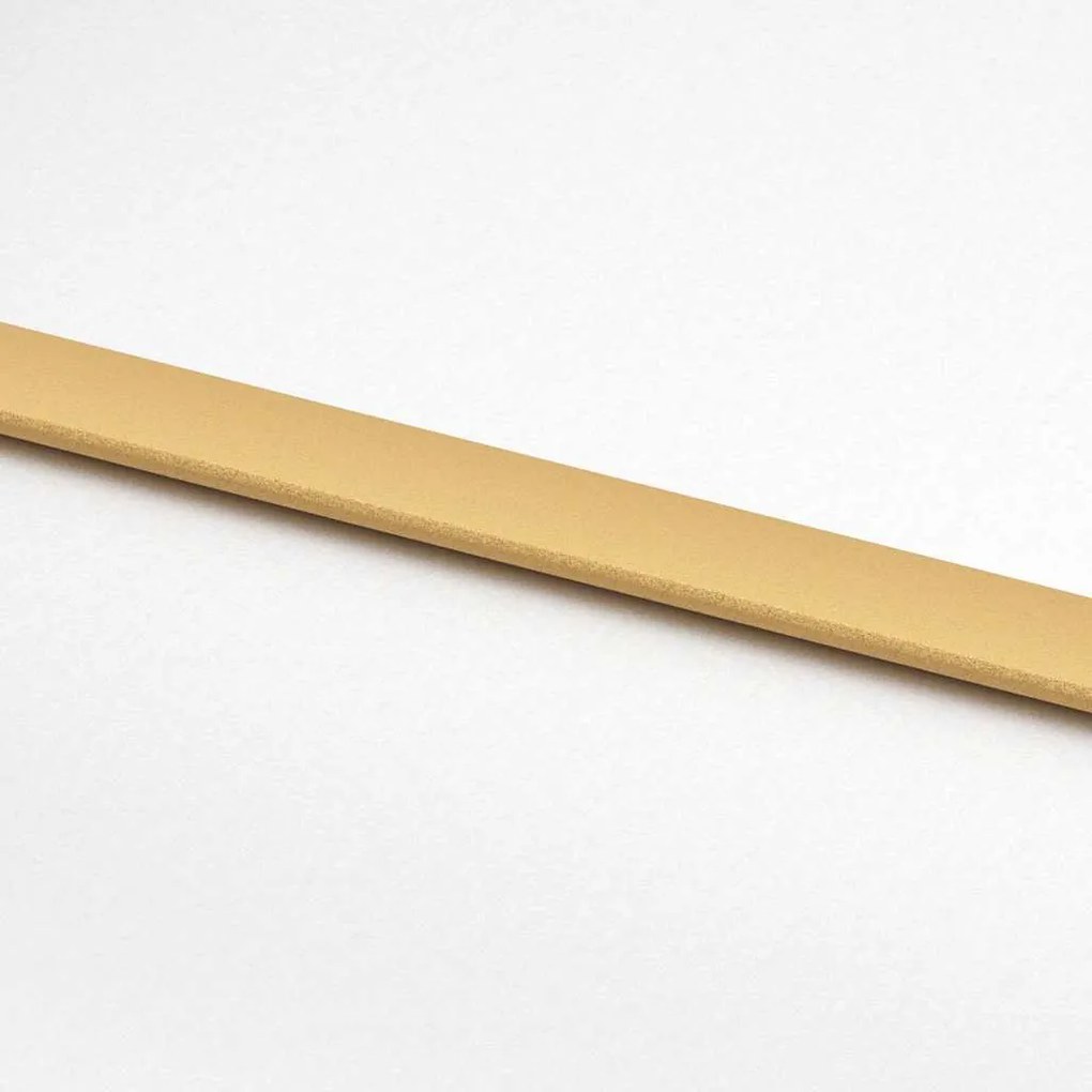 Posuvné dveře zlaté 102,5 x 205 cm mléčné ESG sklo a hliník 155153