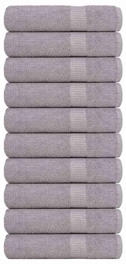 Ručníky FROGN 10 ks šedé 100x150 cm 360 g/m² 136838
