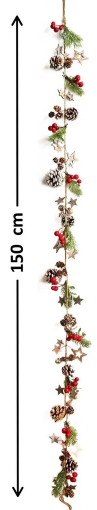 Vánoční girlanda Nature, 150 cm
