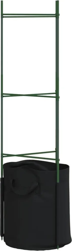 Podpěrné klece pro rajčata s pytlem 4 ks 116 cm ocel a PP 3281484