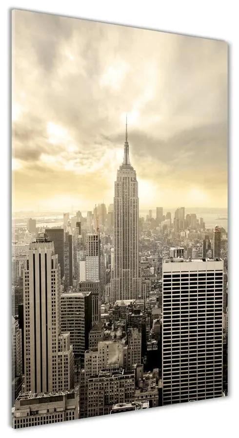 Wallmuralia Vertikální Fotoobraz na skle Manhatttan Nový York 50x100