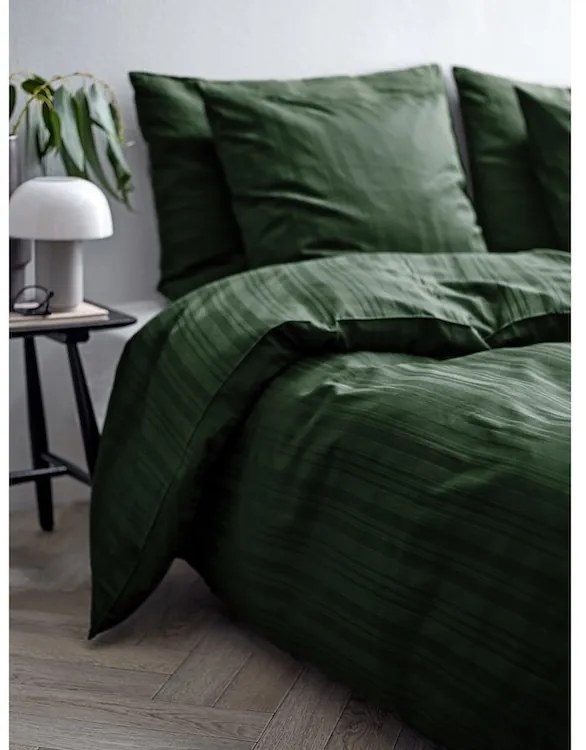 Södahl Bavlněné povlečení 140x220 Noble Pine Green