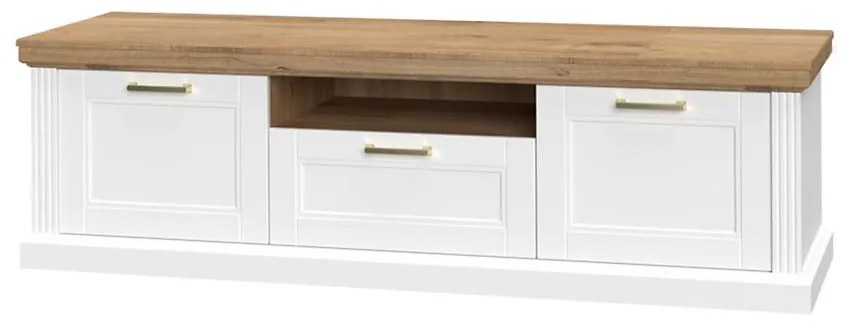 Tv Stolek Tara TV2K1F white/pacific walnut