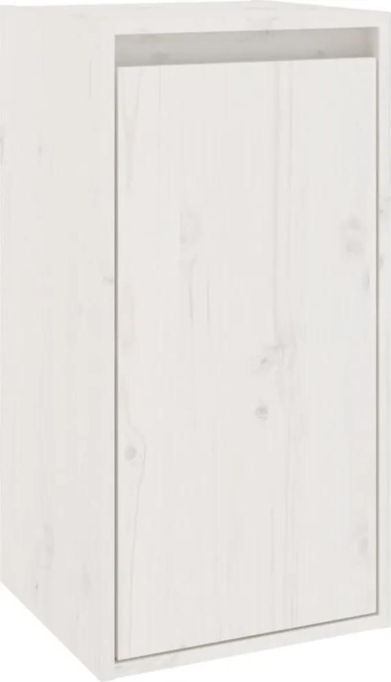 vidaXL TV skříňky 4 ks masivní borové dřevo [3100230] Barva: Bílá