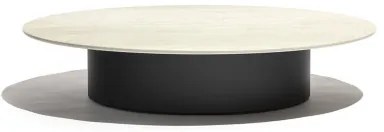 Branta nízké stoly, keramika Ø100 písková - vzhled kámen hedvábně šedá Todus