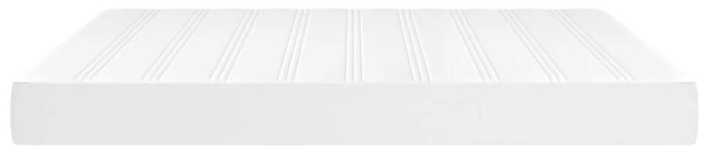 Taštičková matrace bílá 180 x 200 x 20 cm umělá kůže,  347843