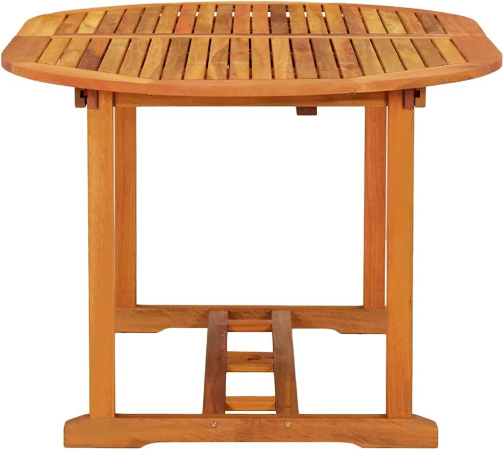 Zahradní stůl 200 x 100 x 75 cm masivní eukalyptové dřevo 316068