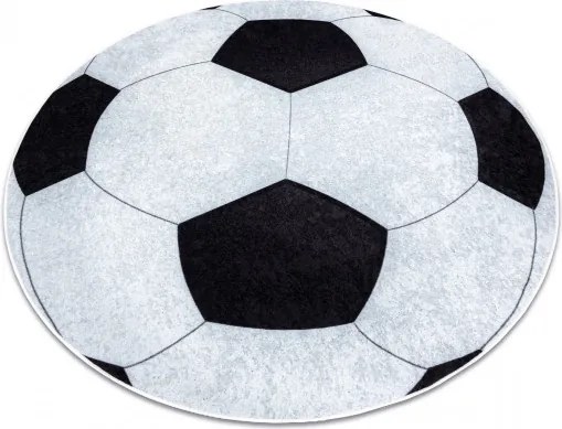 Detský kusový koberec Junior 51553.802 Football, 80x80 (priemer) kruh, viacfarebná, detská izba, Dywany Łuszczów
