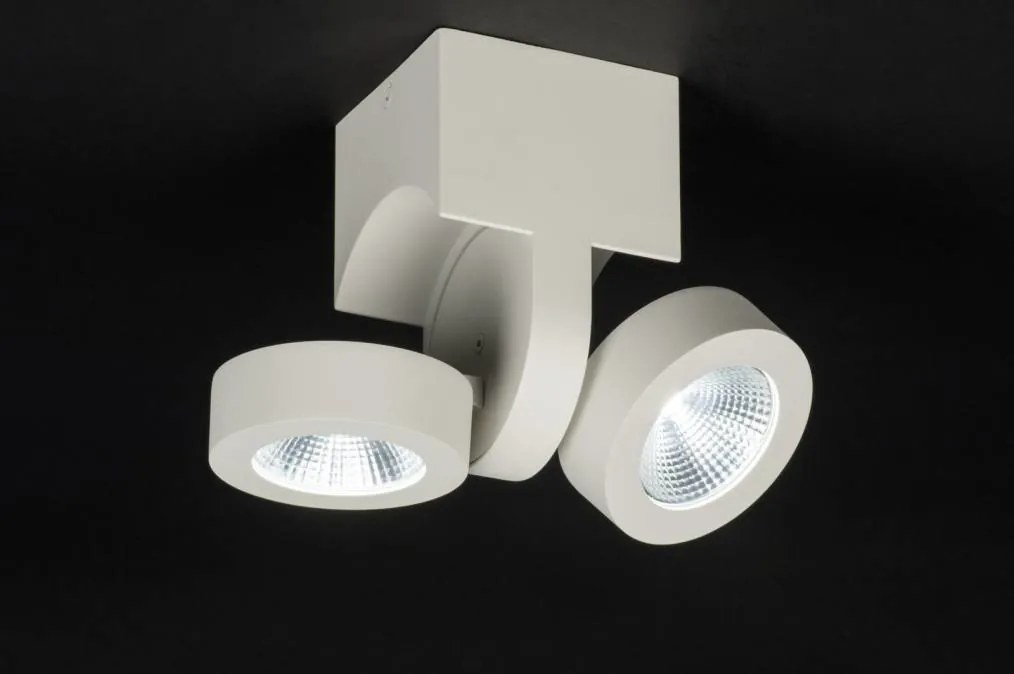 Stropní bodové bílé LED svítidlo Troncetto II DX