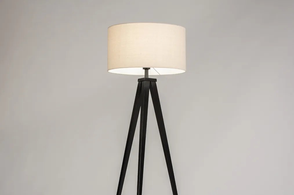 Stojací lampa Kohlmann Limited Taupe and Black