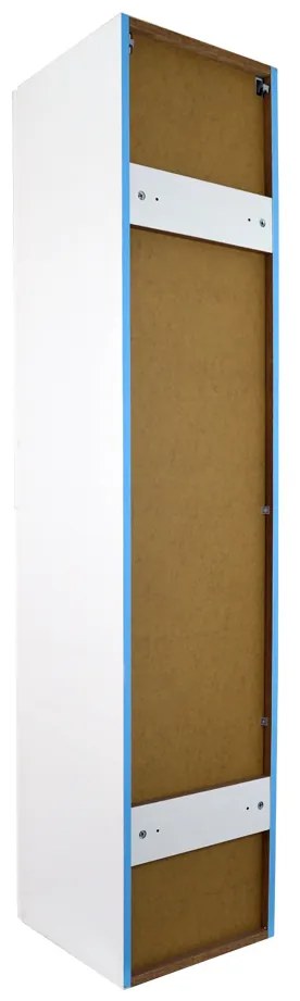 BPS-koupelny Doplňková koupelnová skříňka vysoká bílá V42 35 cm - Poškozeno