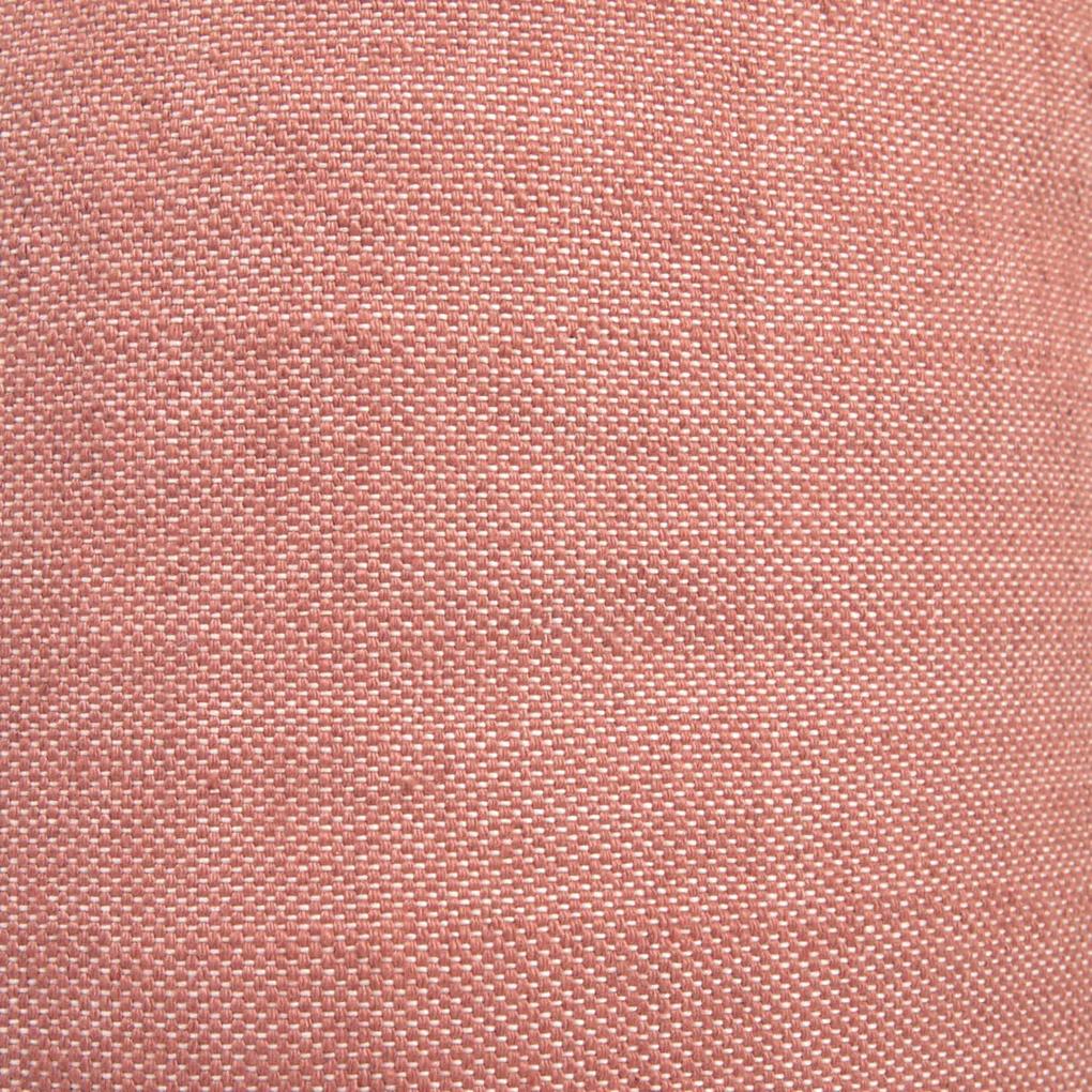 Zahradní puf saur ø 40 cm růžový MUZZA