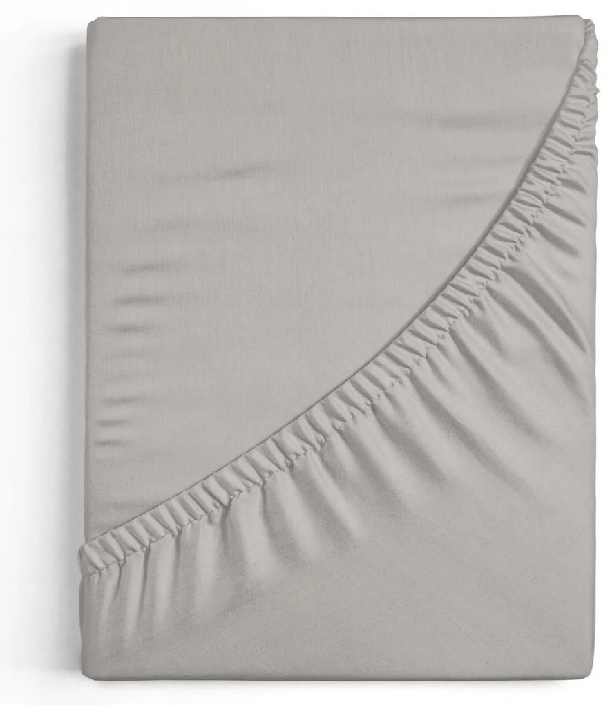 JERSEY PROSTĚRADLO JERS4 140X200 CM, VÝŠKA 30 CM STŘÍBRNÉ