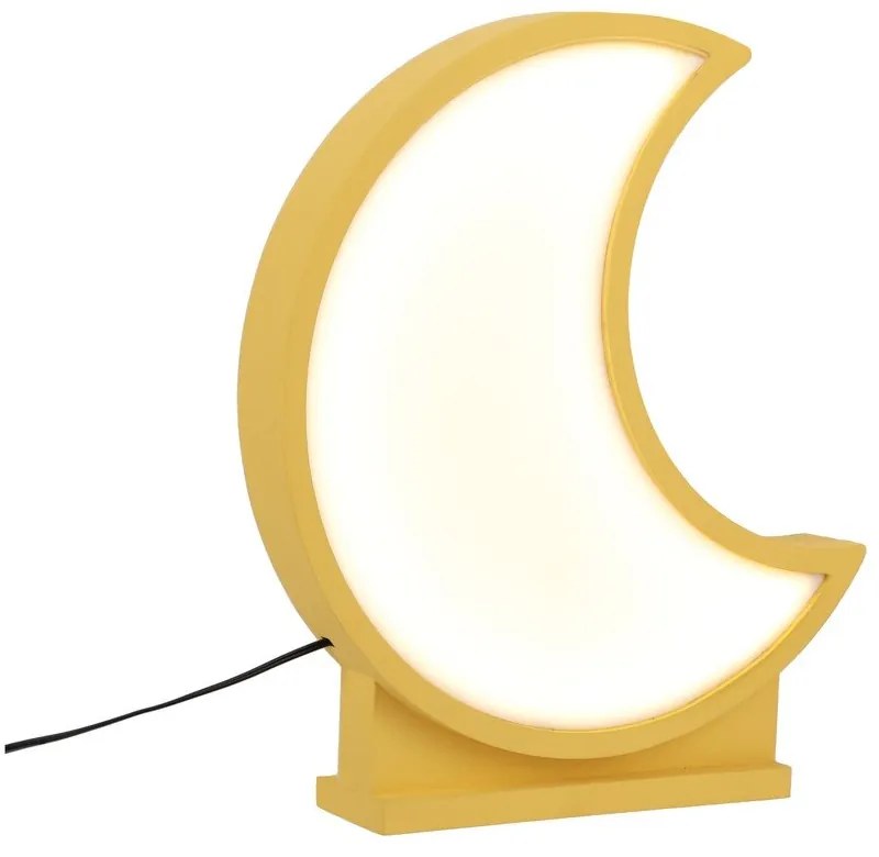 Žlutá dětská lampička Moon – Candellux Lighting