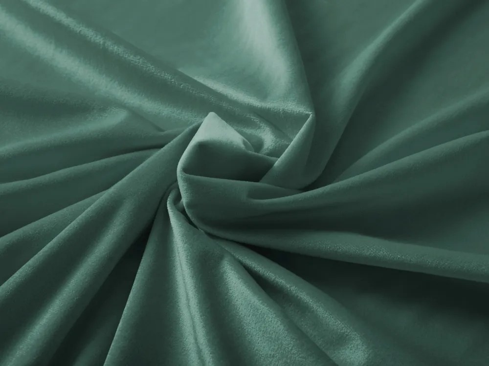 Biante Sametový čtvercový ubrus SV-036 Ledově zelený 2 130x130 cm