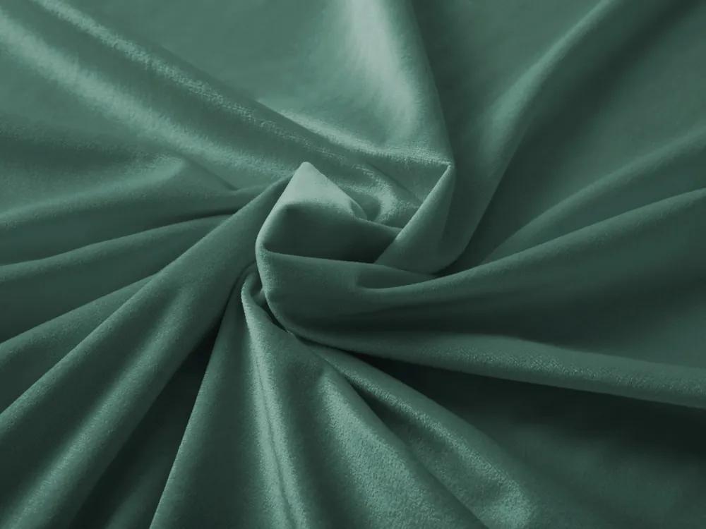 Biante Sametový čtvercový ubrus SV-036 Ledově zelený 2 50x50 cm
