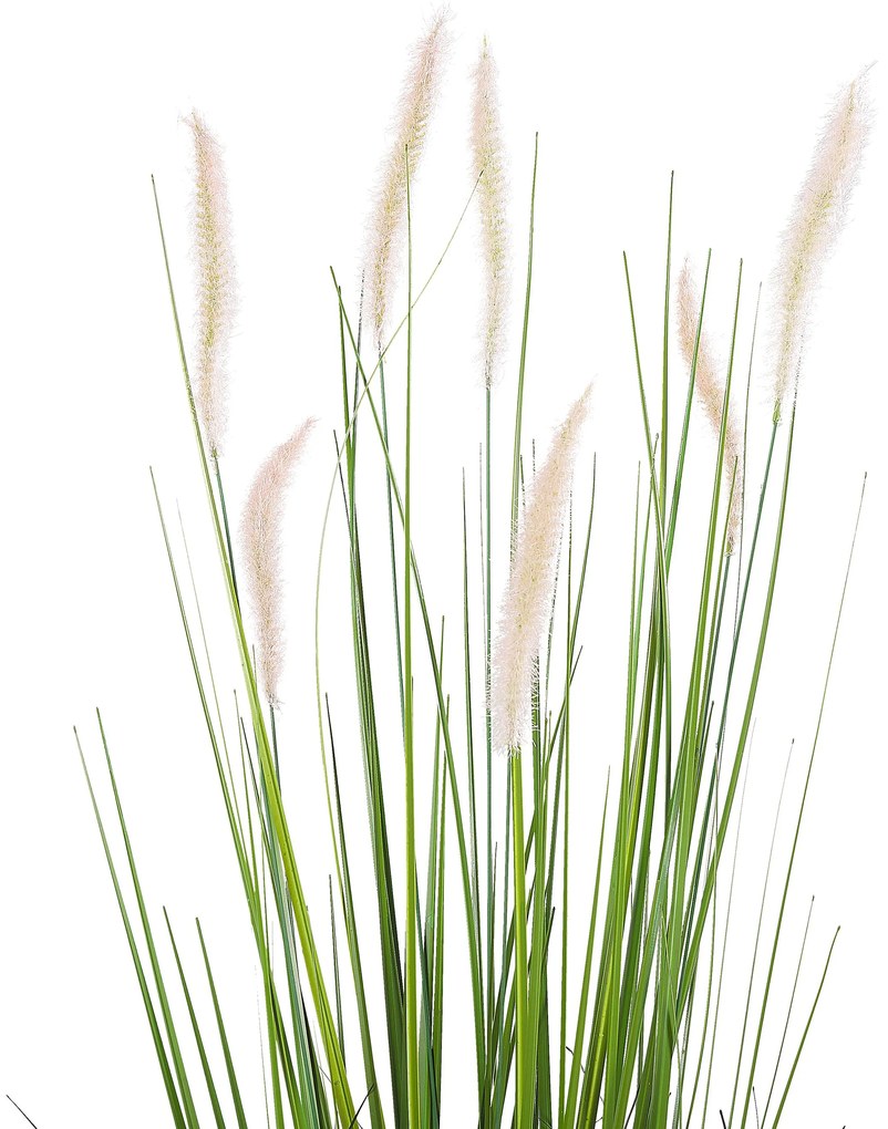 Umělá rostlina v květináči 87 cm REED PLANT Beliani