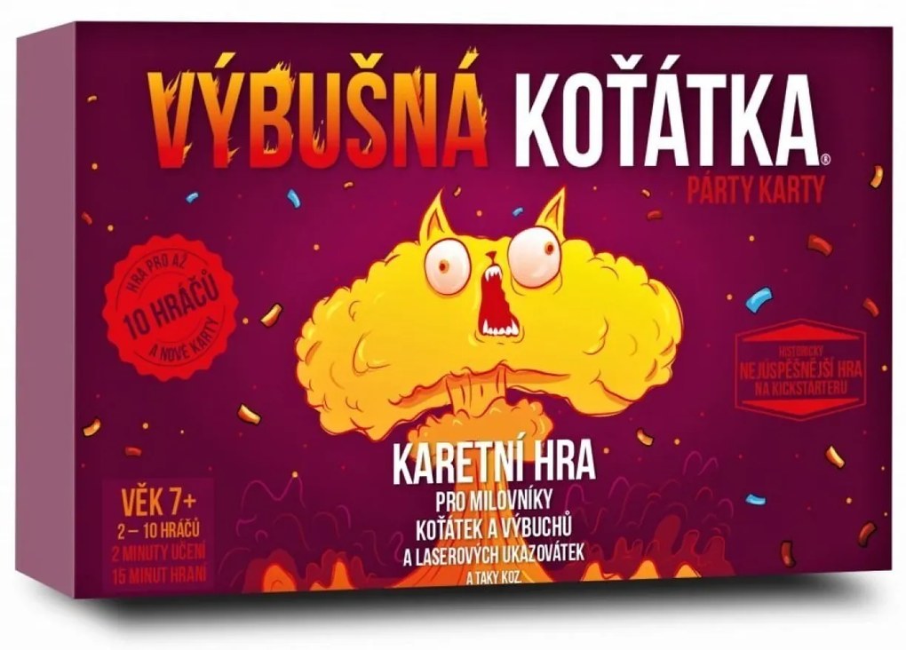 Výbušná koťátka: párty karty