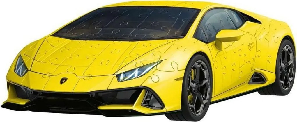 3d puzzle ravensburger puzzle 115624 lamborghini huracán evo žluté 108 dílků