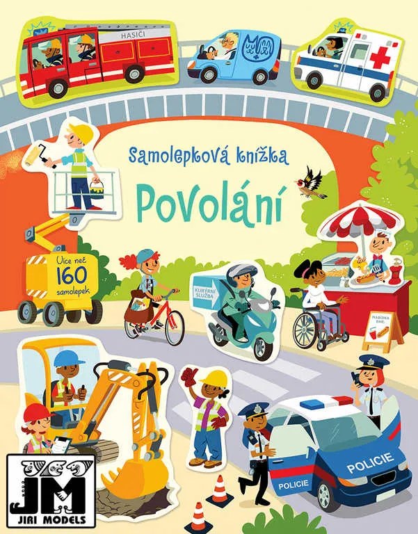 JIRI MODELS Samolepková knížka Povolání 7