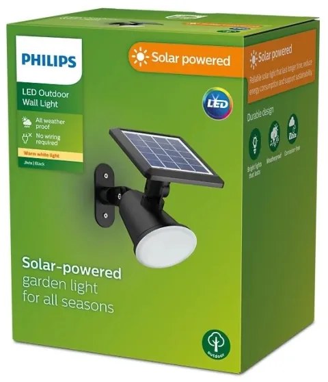 Philips - LED Solární nástěnné svítidlo JIVIX LED/1,4W/3,7V 1800 mAh IP44