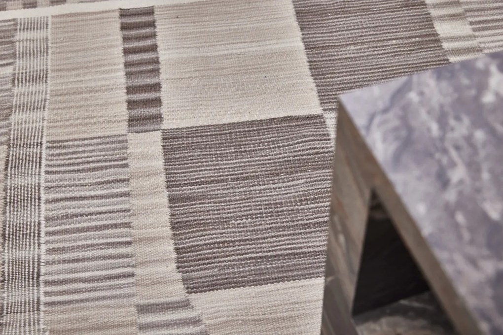 Diamond Carpets India, Ručně vázaný kusový koberec Da Vinci III DESP P115 Brown Stone Mix, 200x290, hnědá, ložnice