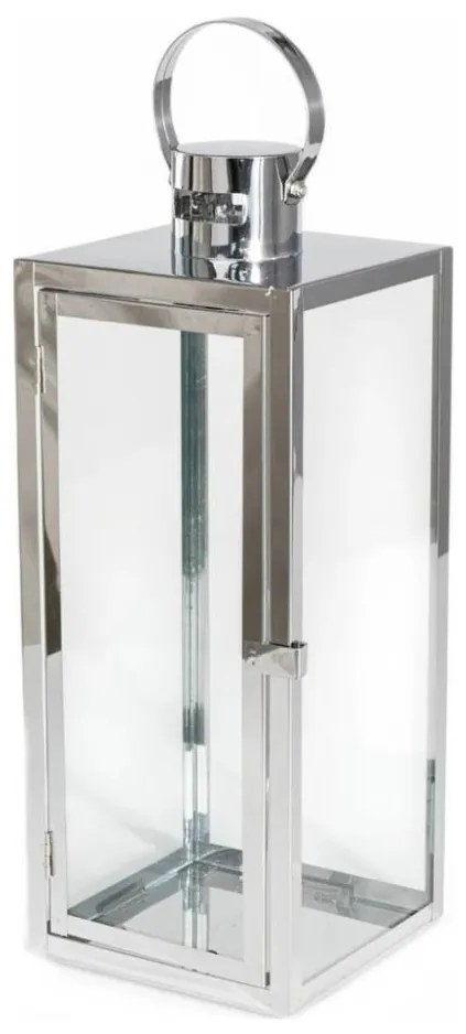 Estilo Home Dekorační lucerna 63 cm lesklý chrom 5905623250977