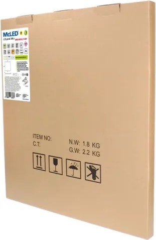 LED panel McLED Office 6060 UGR<19 Backlit 30W 4000K neutrální bílá ML-413.557.32.0