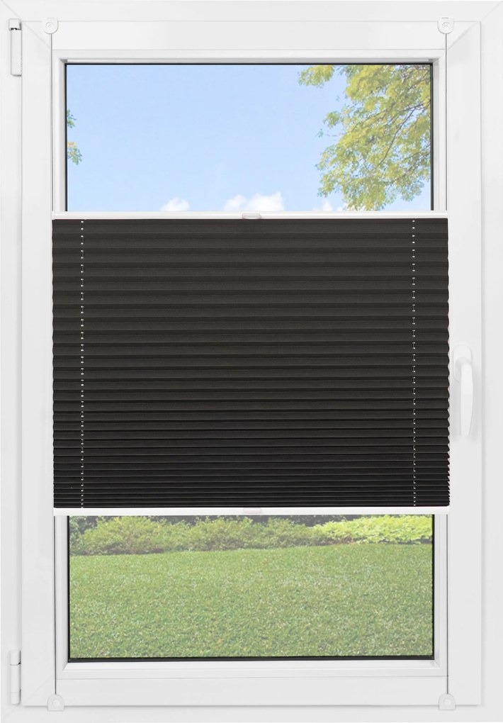 Plisa Termoizolaení plisovaná roleta Anthracite Silver 35 cm x volitelná výška