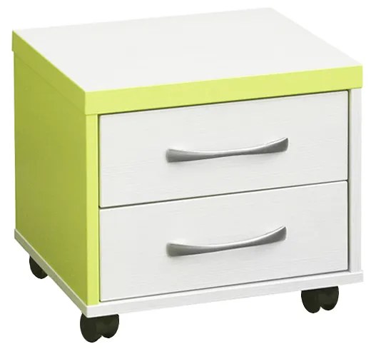 Kontejner na kolečkách Bradop ELIOT C052 creme-limetka
