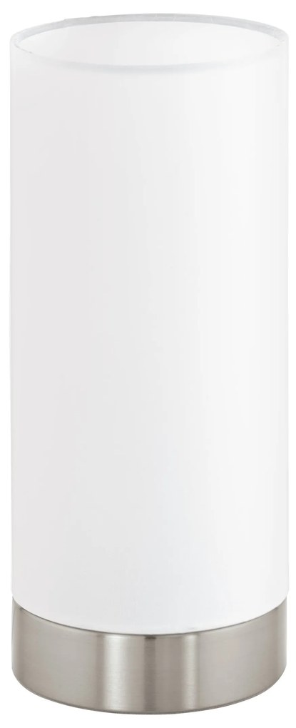 Eglo 95118 PASTERI white - Stolní dotyková lampa 1 x E27