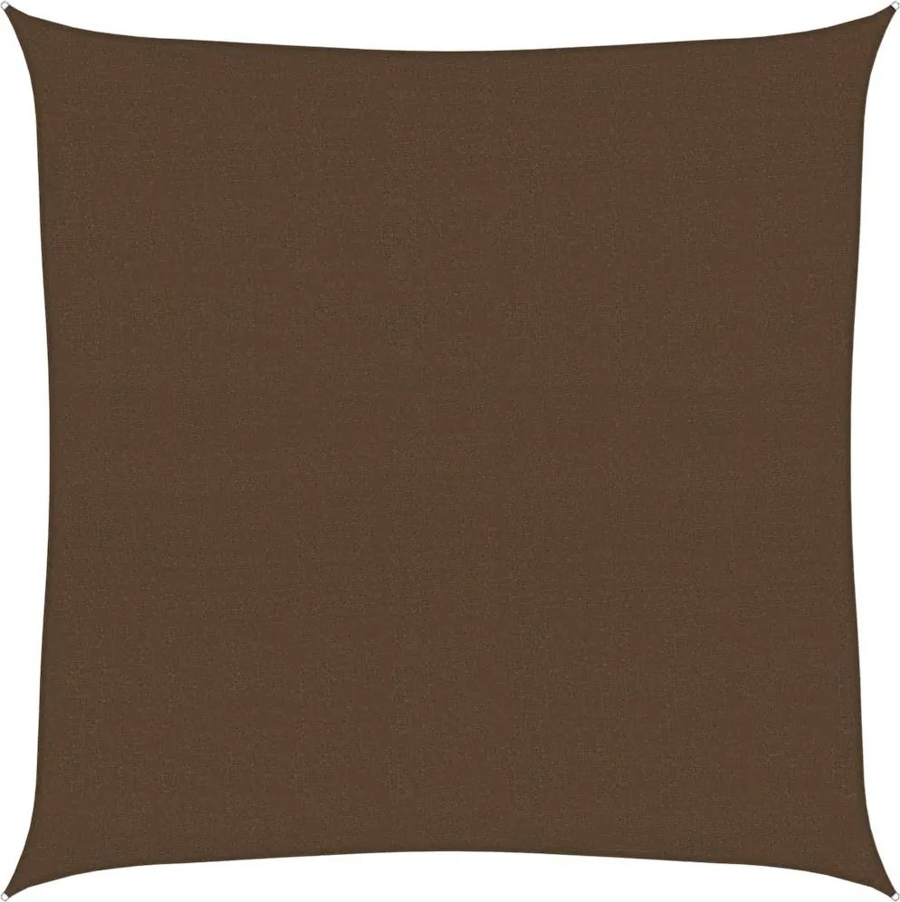 Stínící plachta 160 g/m² hnědá 7 x 7 m HDPE 311775