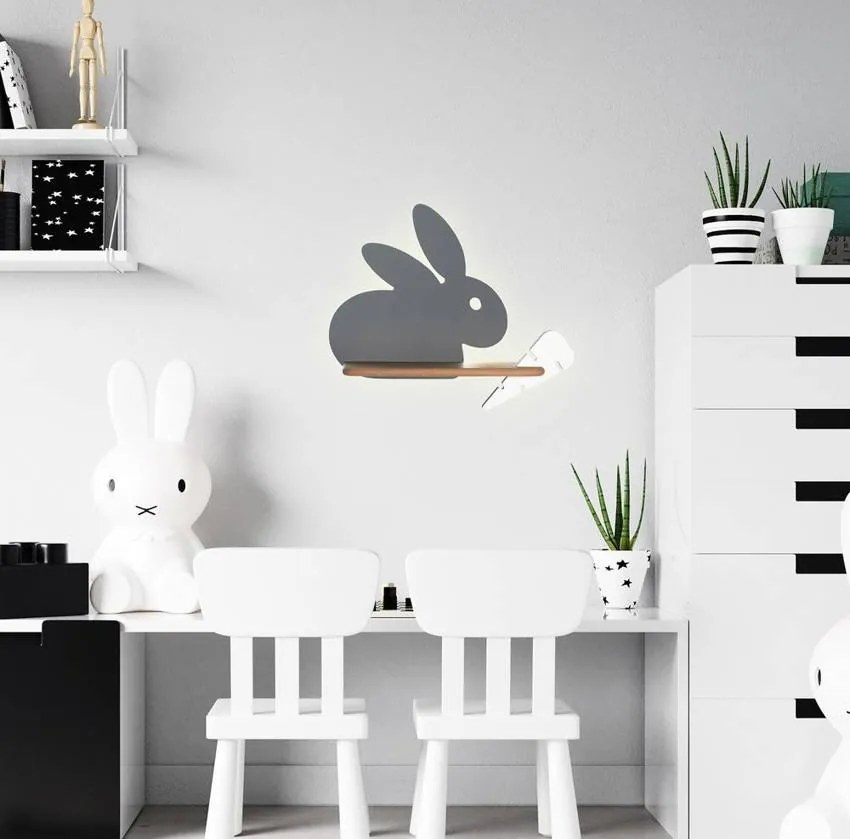 Dětská nástěnná lampička RABBIT LED Candellux