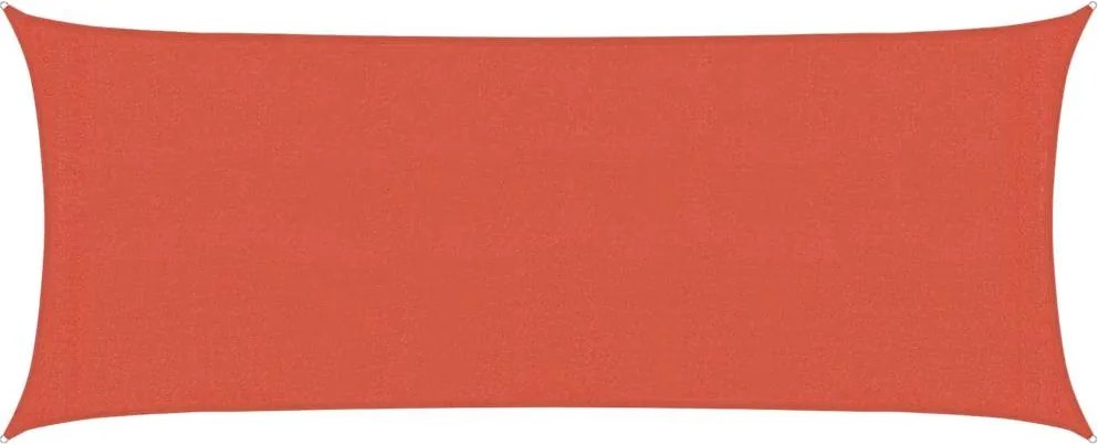 Stínící plachta 160 g/m² cihlová 2 x 5 m HDPE 311341