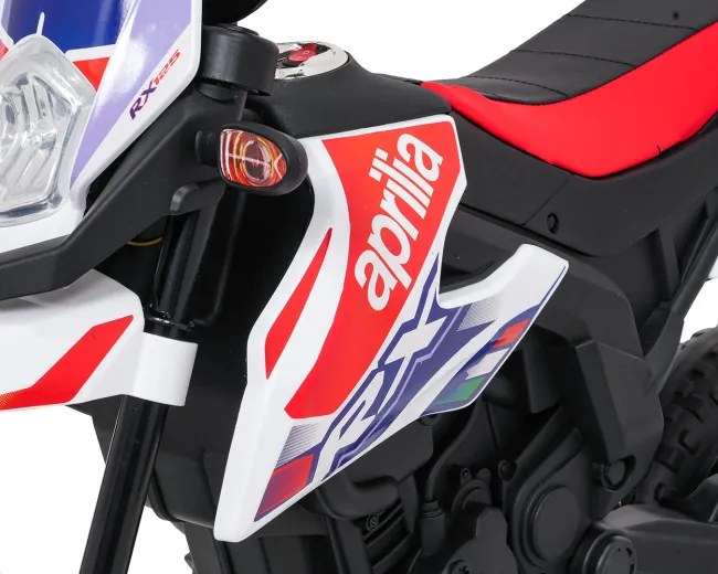 Elektrická motorka Aprilia RX bílá