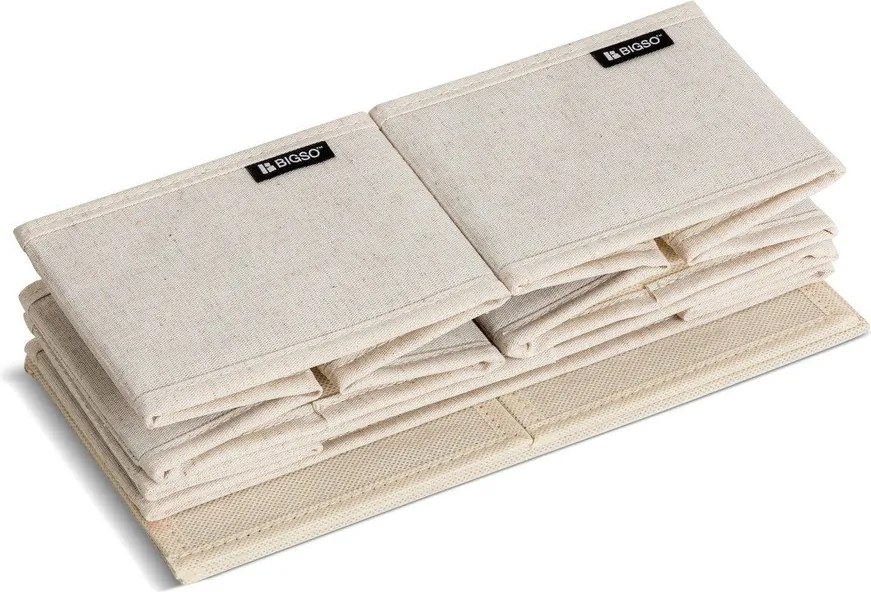 Látkové organizéry do šuplíku v sadě 3 ks Soft Storage – Bigso