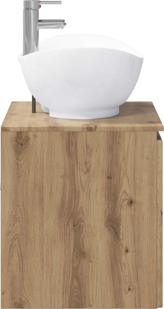 Sada koupelnového nábytku Dub artisan Kompozitní dřevo 3404349