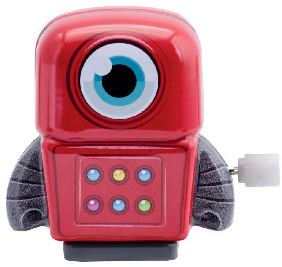 Schylling Natahovací mini roboti Zmatený Modročervený