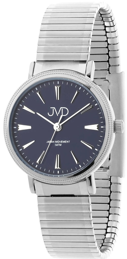 Dámské ocelové náramkové hodinky JVD J4187.2 s pružným pérovým páskem
