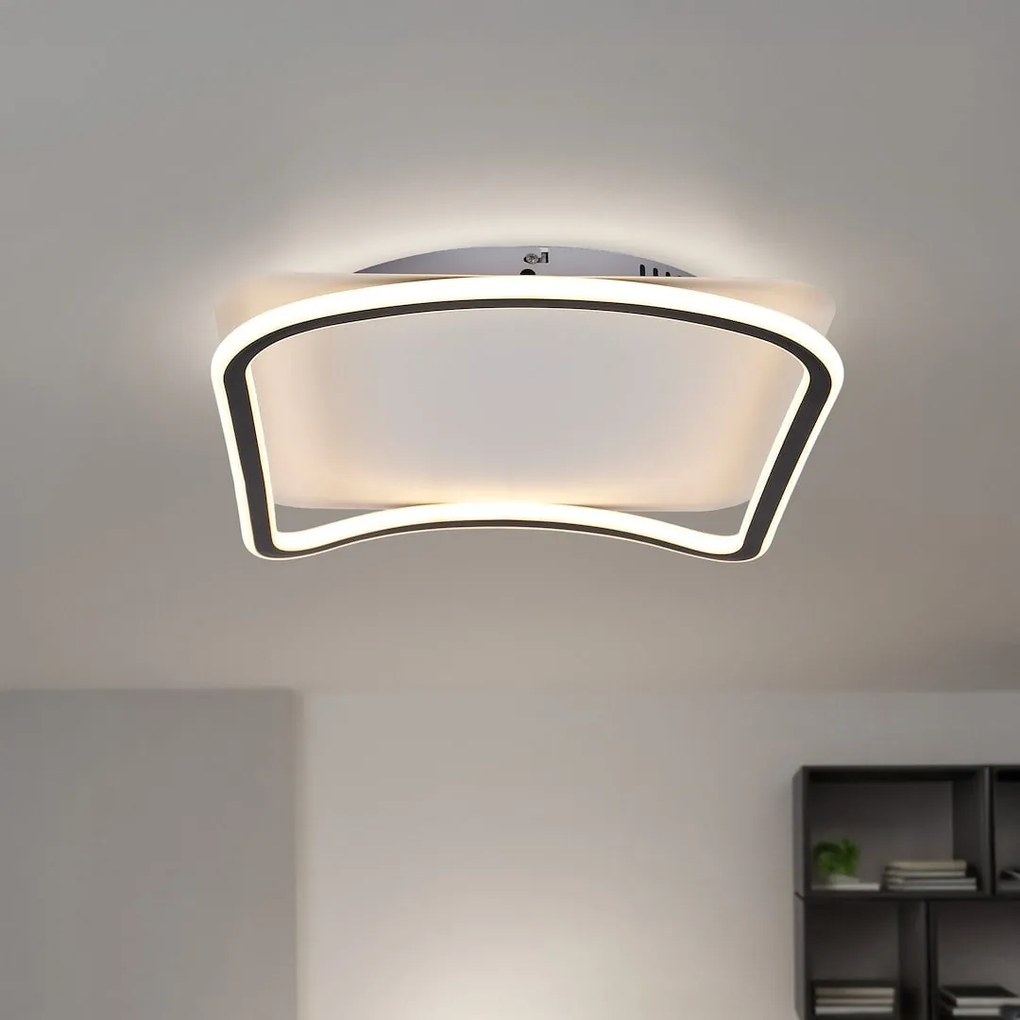 Stropní LED svítidlo Cali Square, 1x LED 30w, 4000k, b