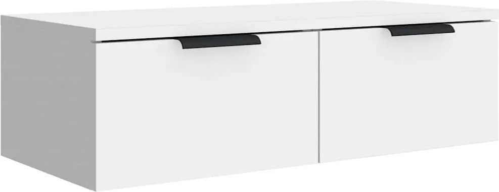 Nástěnné skříňky 2 ks bílé 68 x 30 x 20 cm kompozitní dřevo 3115892