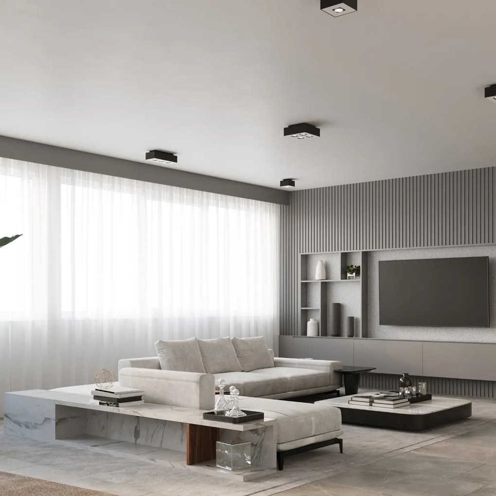 Sollux Lighting Stropní svítidlo MONO 4 černé