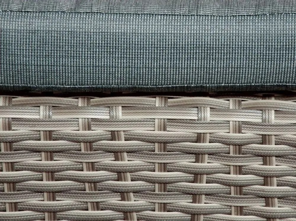 Zahradní set ALLEGRA 1 pro 1-2 osoby, šedobéžový umělý ratan