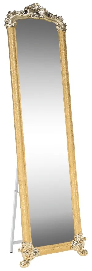 Stojanové zrcadlo, zlatá, ODINE
