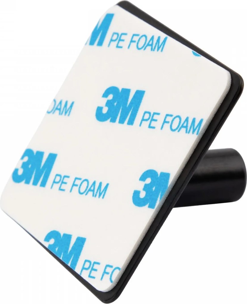 Erga Midi, samolepící háčky na ručníky bez vrtání, 4 ks, 4,5 × 4,5 cm, černá matná, ERG-YKA-CH.MIDI4-BLK