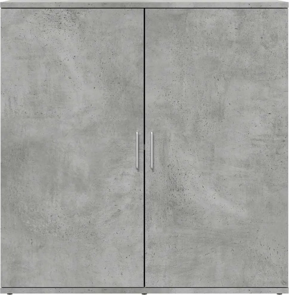 Příborníky 2 ks betonově šedé 79 x 38 x 80 cm kompozitní dřevo 3276605