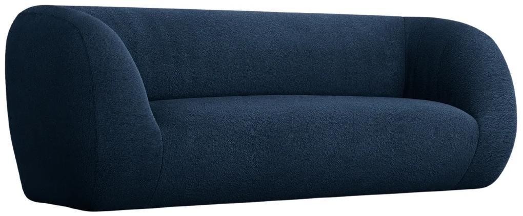 OnaDnes -20% Modrá bouclé dvoumístná pohovka Cosmopolitan Design Essen 210 cm
