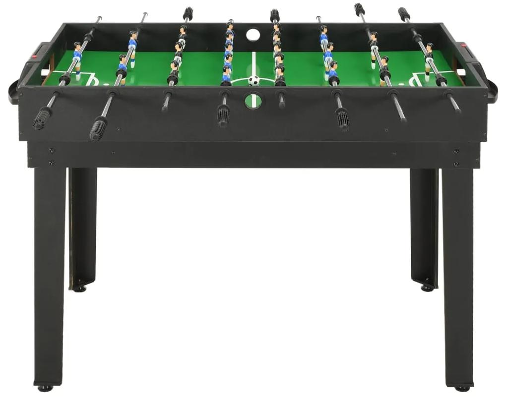 vidaXL 15 v 1 Multifunkční herní stůl 121 x 61 x 82 cm černý