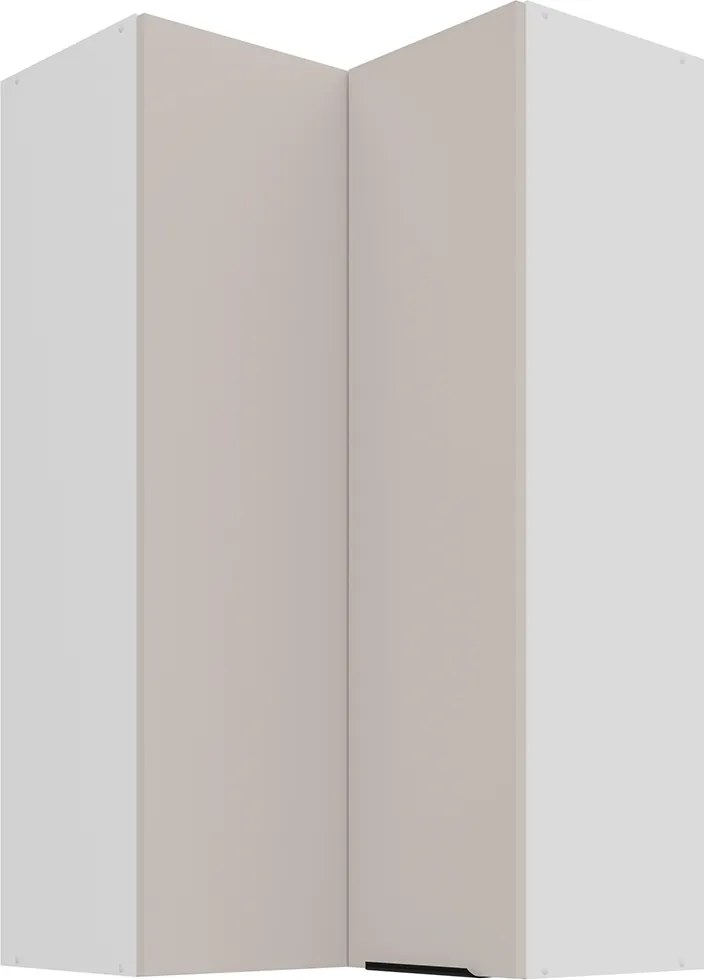COMO | horní kuchyňská skříňka 60x60 GN-108 2F (90°) rohová s policemi | EXTRA VYSOKÁ | 60x60 cm | bílá/kašmír