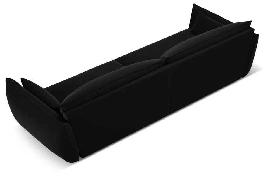 Černá sametová pohovka 248 cm Vanda – Mazzini Sofas